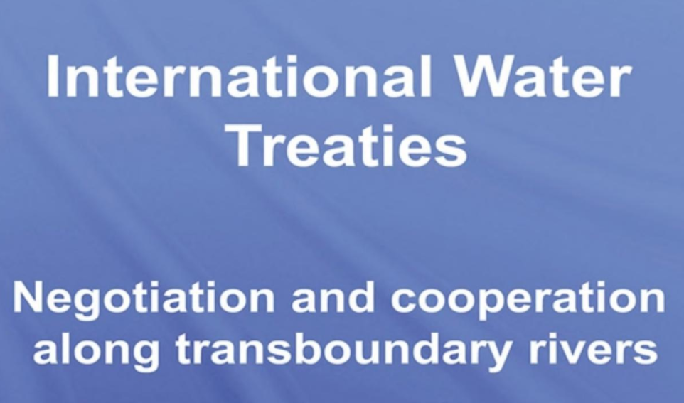 International water treaties: Negotiation and cooperation along ...